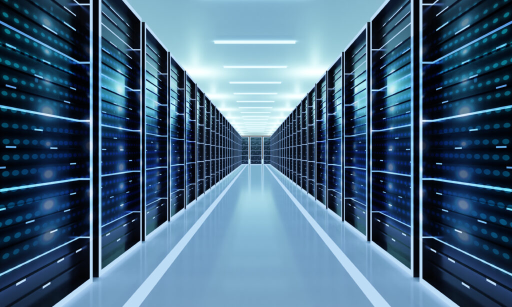 Computer network security server room data center. big data stor – Nadilop